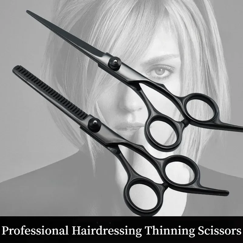 2Pcs-Barber-Store-Hair-Cutting-Scissors-Professional-Hairdressing ...