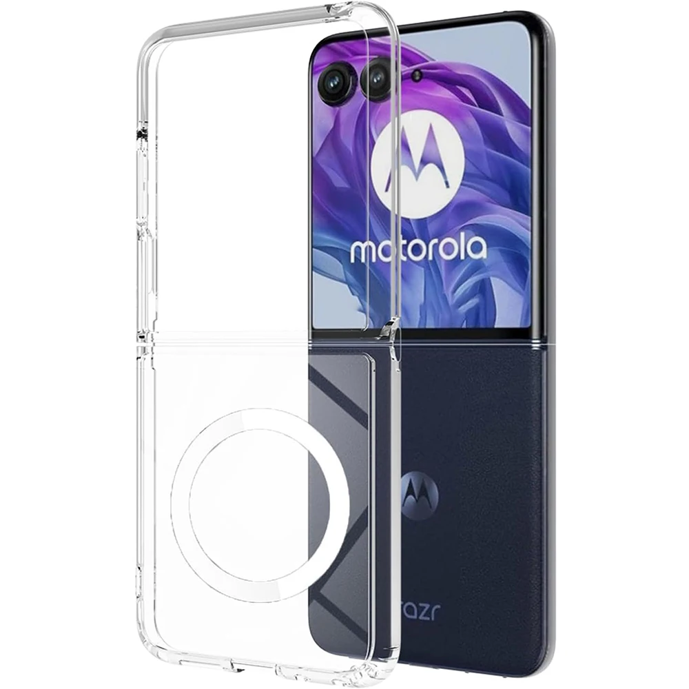 For-Motorola-Razr-50-Ultra-50Ultra-Magsafe-Case-Transparency-Folding ...