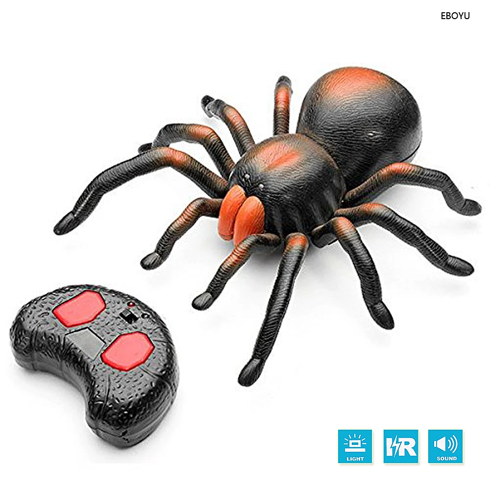RC Spider, Lighting Infrared RC Spider Simulative Remote Control Animal ...