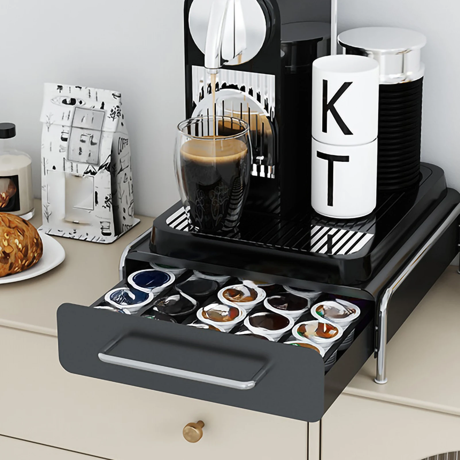 Capsule-Coffee-Display-Rack-Storage-Drawer-Bar-Ins-Wind-Table-Top-Tea ...