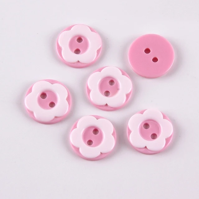 Pink Sewing Button