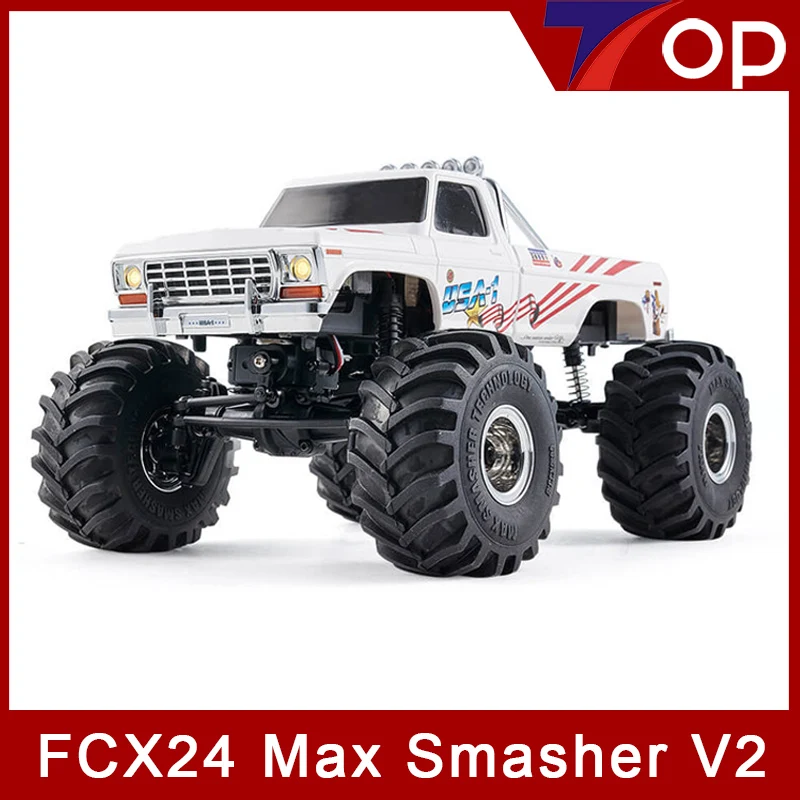 FMS-Hobby-Model-124-FCX24-Max-Smasher-V2-4WD-Monster-Pickup-Truck-RTR ...