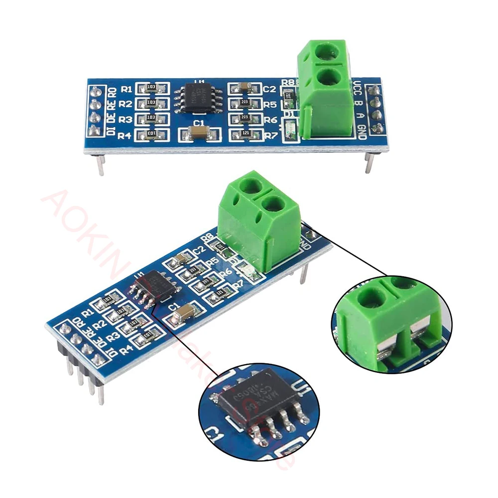 Módulo Transceptor Rs485 Ttl Uart Série Para Rs485 Módulo De Interface ...