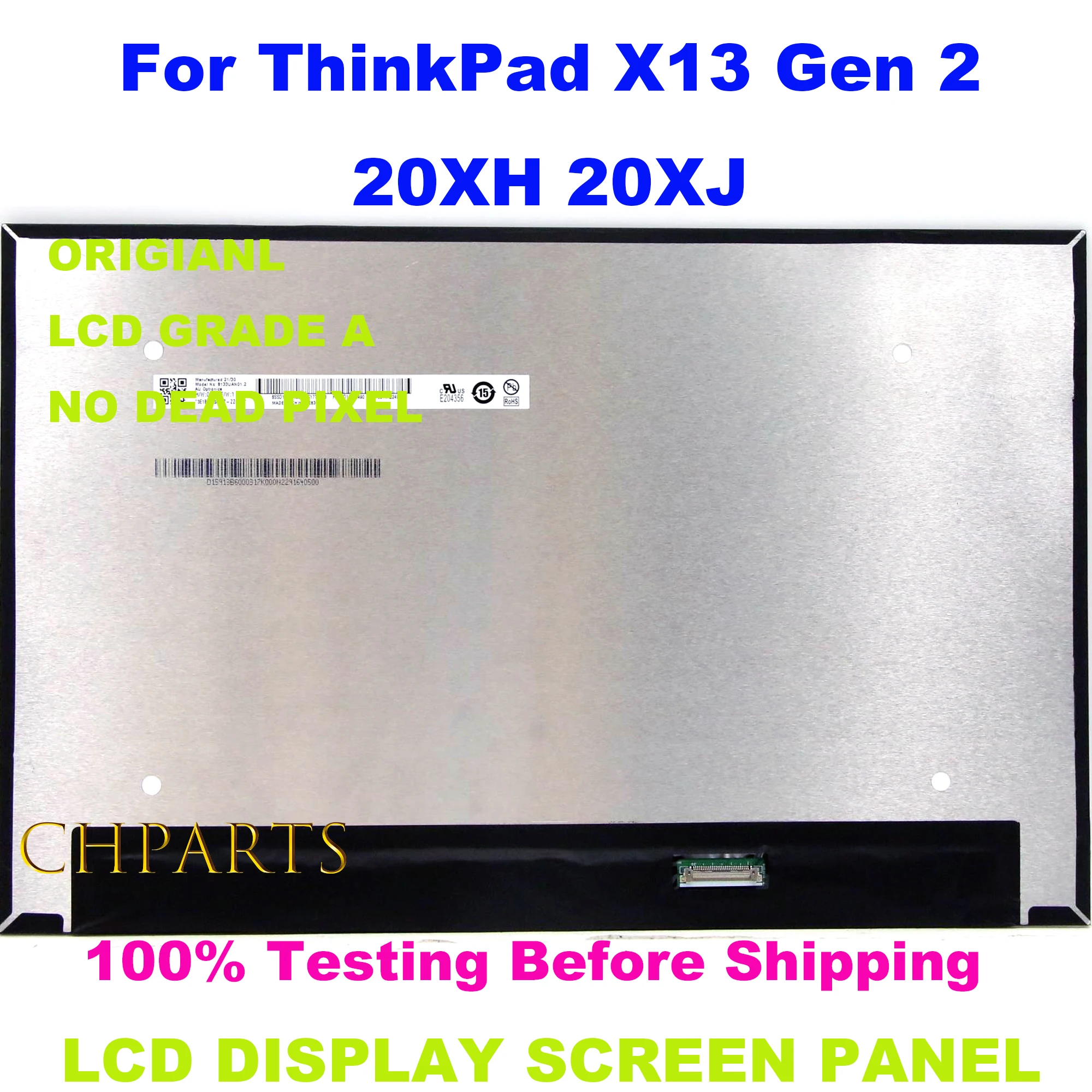 13-3-WUXGA-For-B133UAN01-2-0A-5D11A22492-Lenovo-ThinkPad-X13-Gen-2-20XH ...