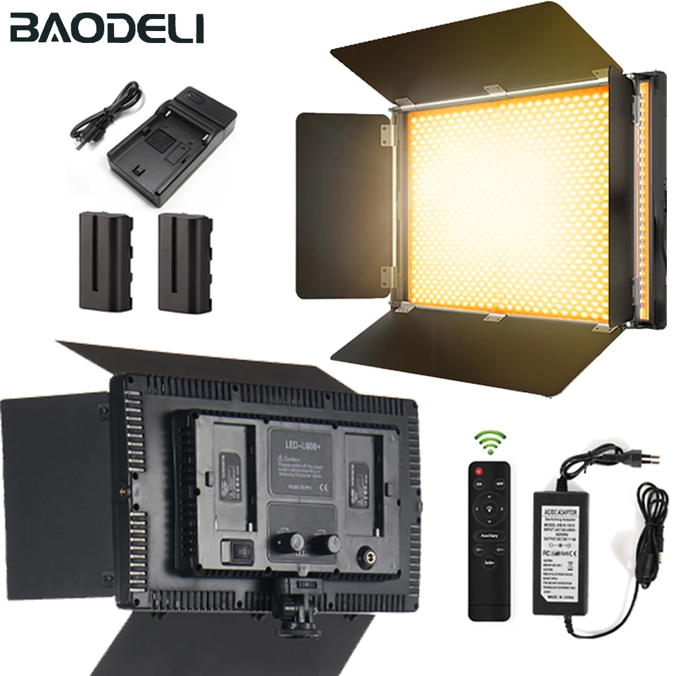 BAODELI-LED-Photo-Studio-Light-For-Youbute-Game-Live-Video-Lighting-On-Camera-Portable-Video ...