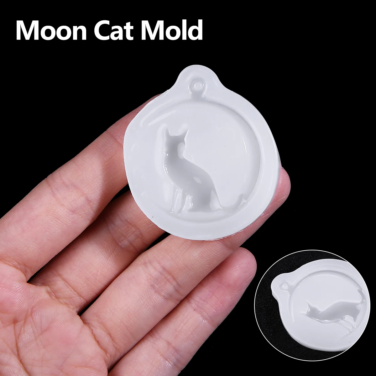 Fashion-3D-Moon-Moon-Cat-Molds-Cat-Silicone-Pendant-Mold-Jewelry-Making ...