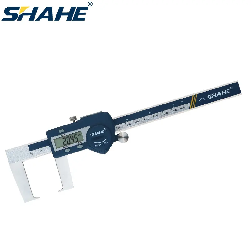 Shahe 0.01 Mm 150 Mm Digital Outside Groove Caliper With Flat Point ...