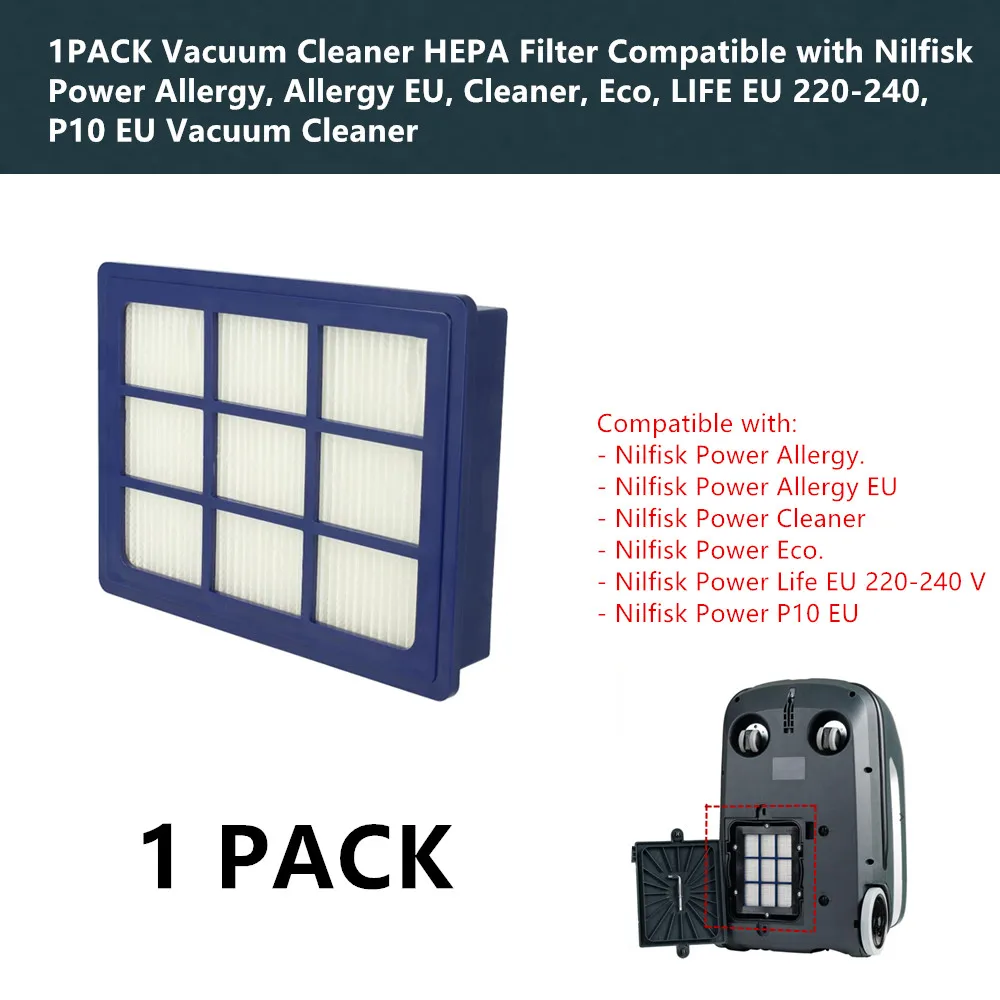 1PACK-Vacuum-Cleaner-HEPA-Filter-Compatible-with-Nilfisk-Power-Allergy ...