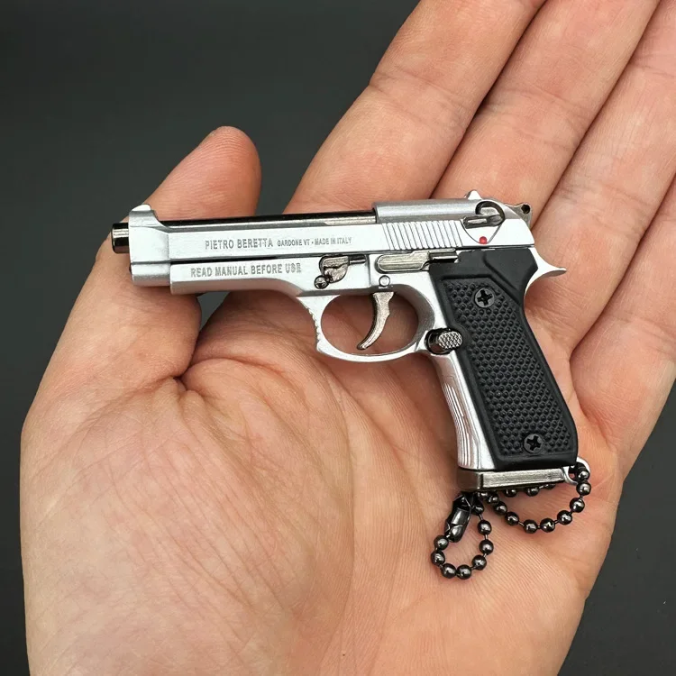 Detachable-1-3-92f-Alloy-Pistol-Model-Keychain-Portable-Toy-Gun-Fake ...