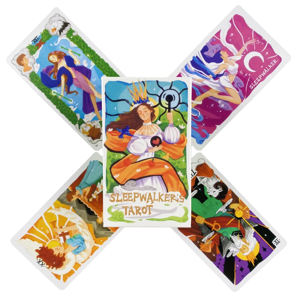 Sleepwalker's Tarot Cards A 78 Deck Oracle English Visions Divination ...