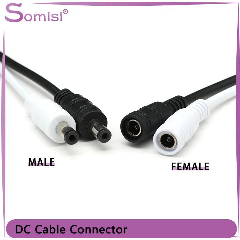 5-10-Pieces-5-5x2-1-Plug-Black-and-White-DC-Male-or-Female-Cable ...
