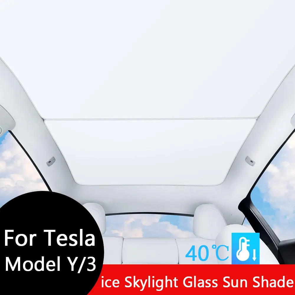 Roof-Sunshade-for-Tesla-Model-Y-Model-3-highland-ice-Roof-Skylight ...