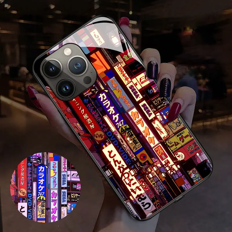 Cyberpunk World Trend Voice Control LED Light Phone Case For Samsung ...