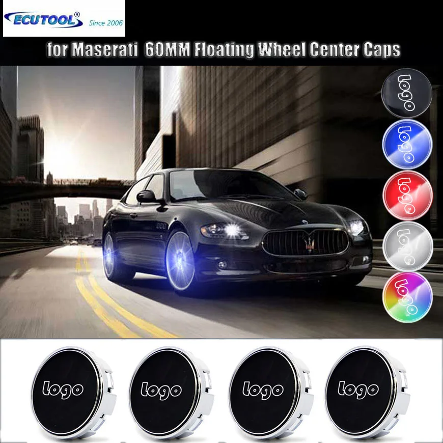 LED-Floating-Wheel-Center-Caps-para-Maserati-Hubcap-preto-prova-d-gua-l ...