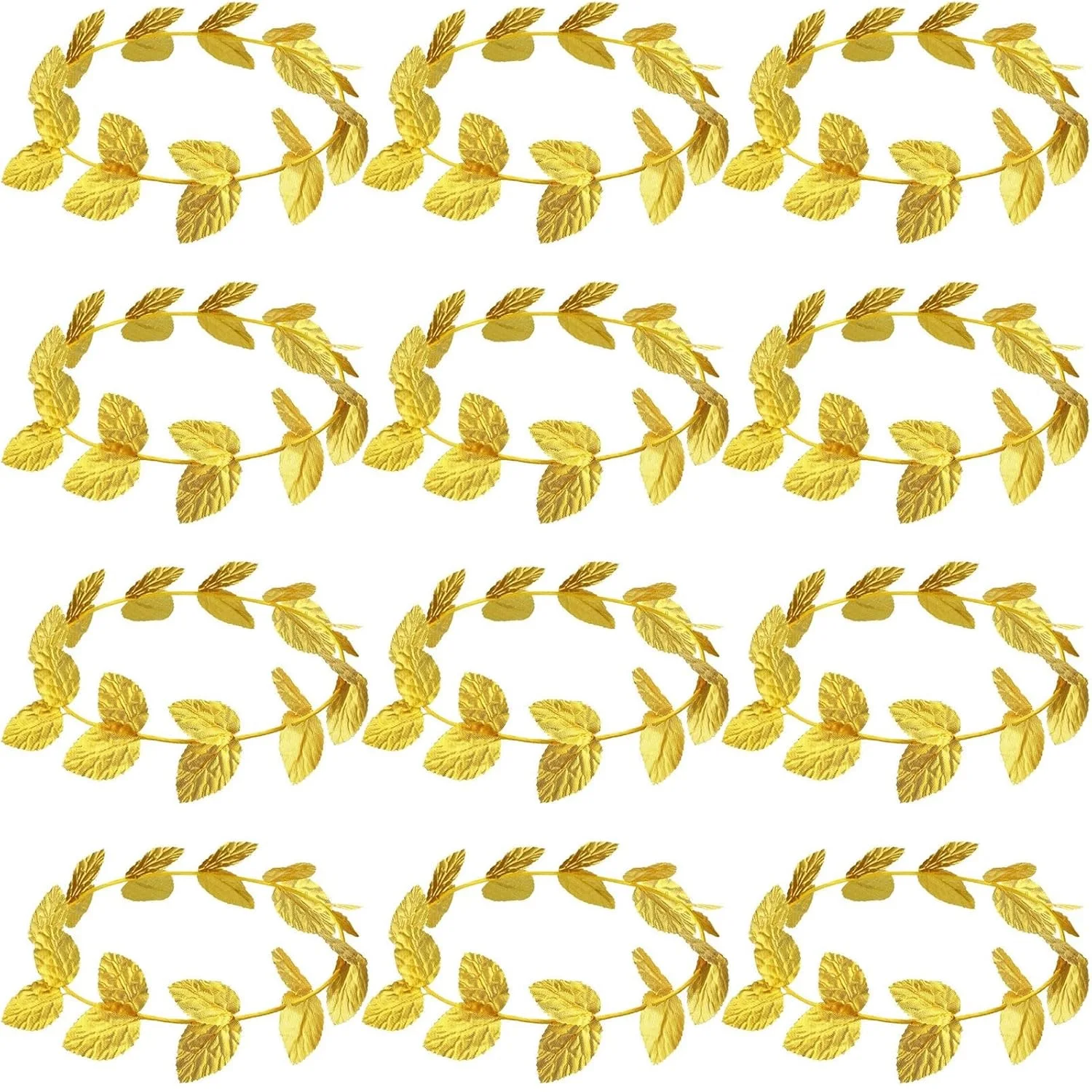 3Pcs Laurel Wreath Crown Roman Leaf Headband Gold Greek Headpiece ...