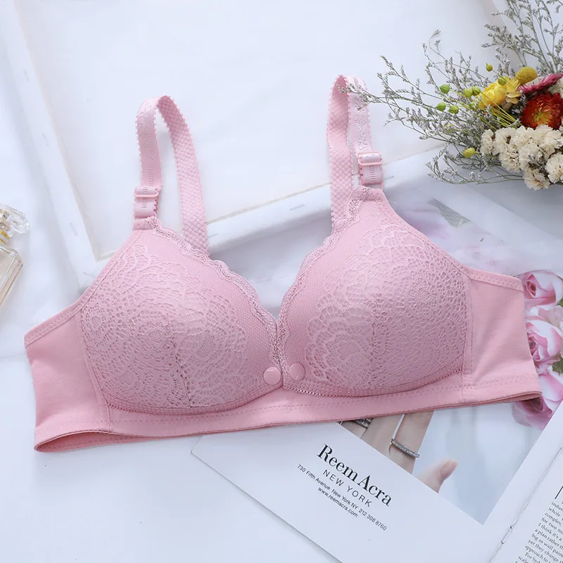 Cotton-Nursing-Bra-Summer-Breathable-Breastfeeding-Bras-for-Women ...