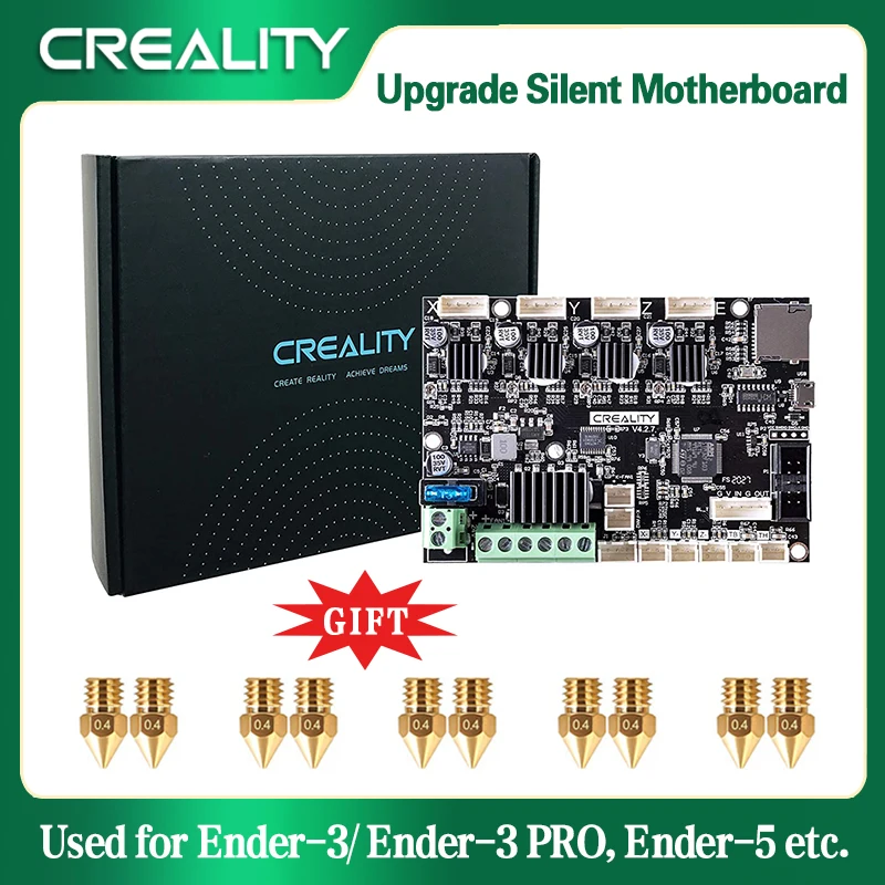 Creality V4.2.7 Upgrade Silent Board Motherboard TMC2225 Driver Marlin 2.0.1 32bits Mute ...