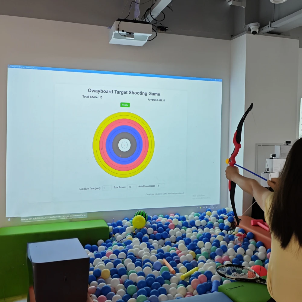 High Accuracy HD Virtual Bow and Arrow Game Interactive Projector ...