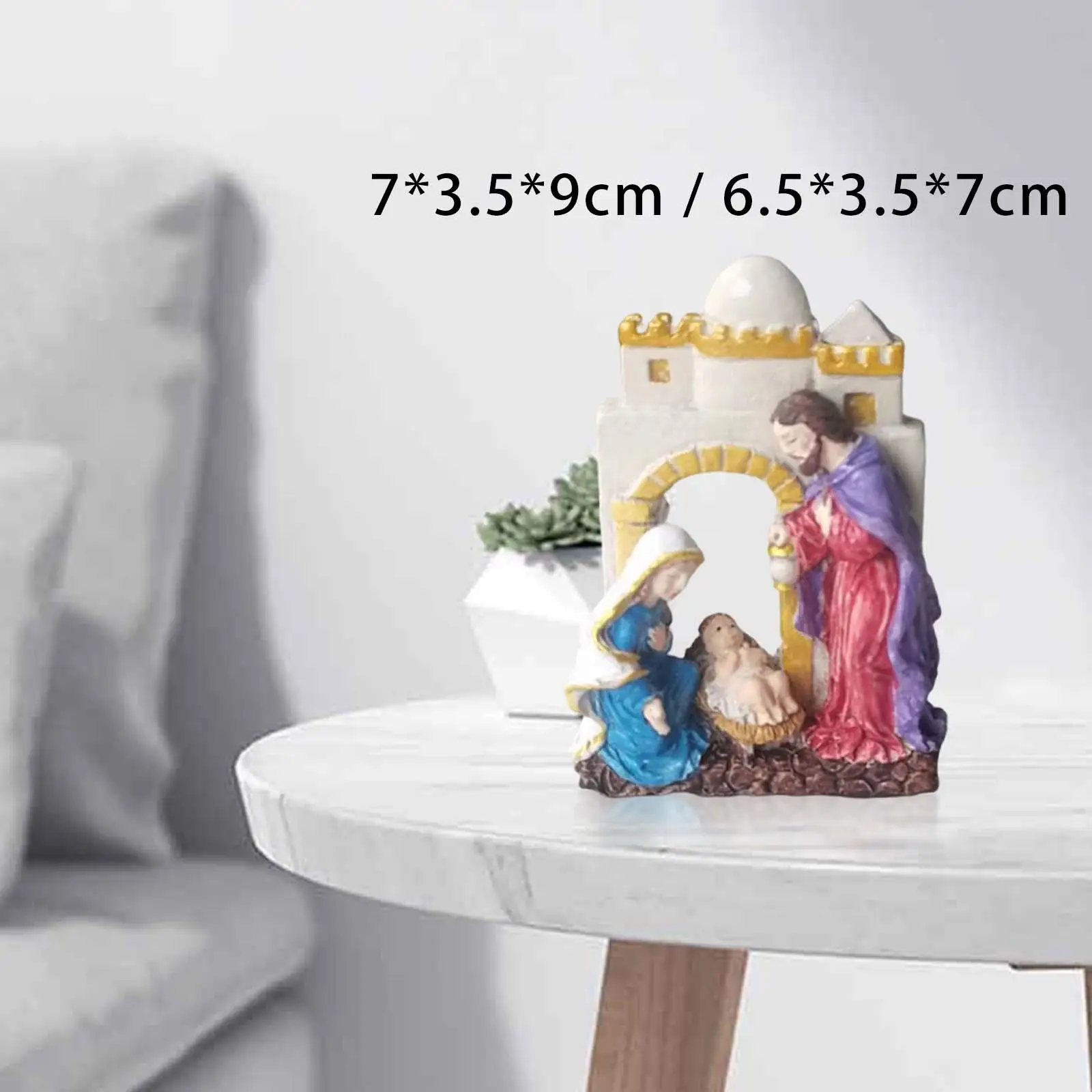 African Decorating Ideas Christmas Nativity Scene Table