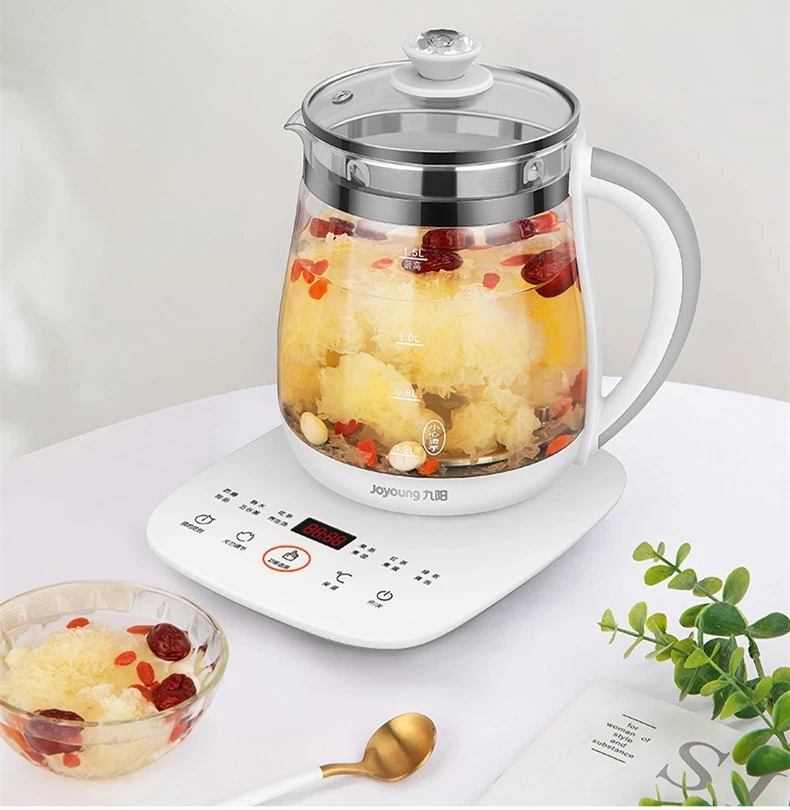 New-Joyoung-1-5L-Household-Electric-Kettle-Automatic-Glass-Health-Preserving-Pot-Portable-Mini ...