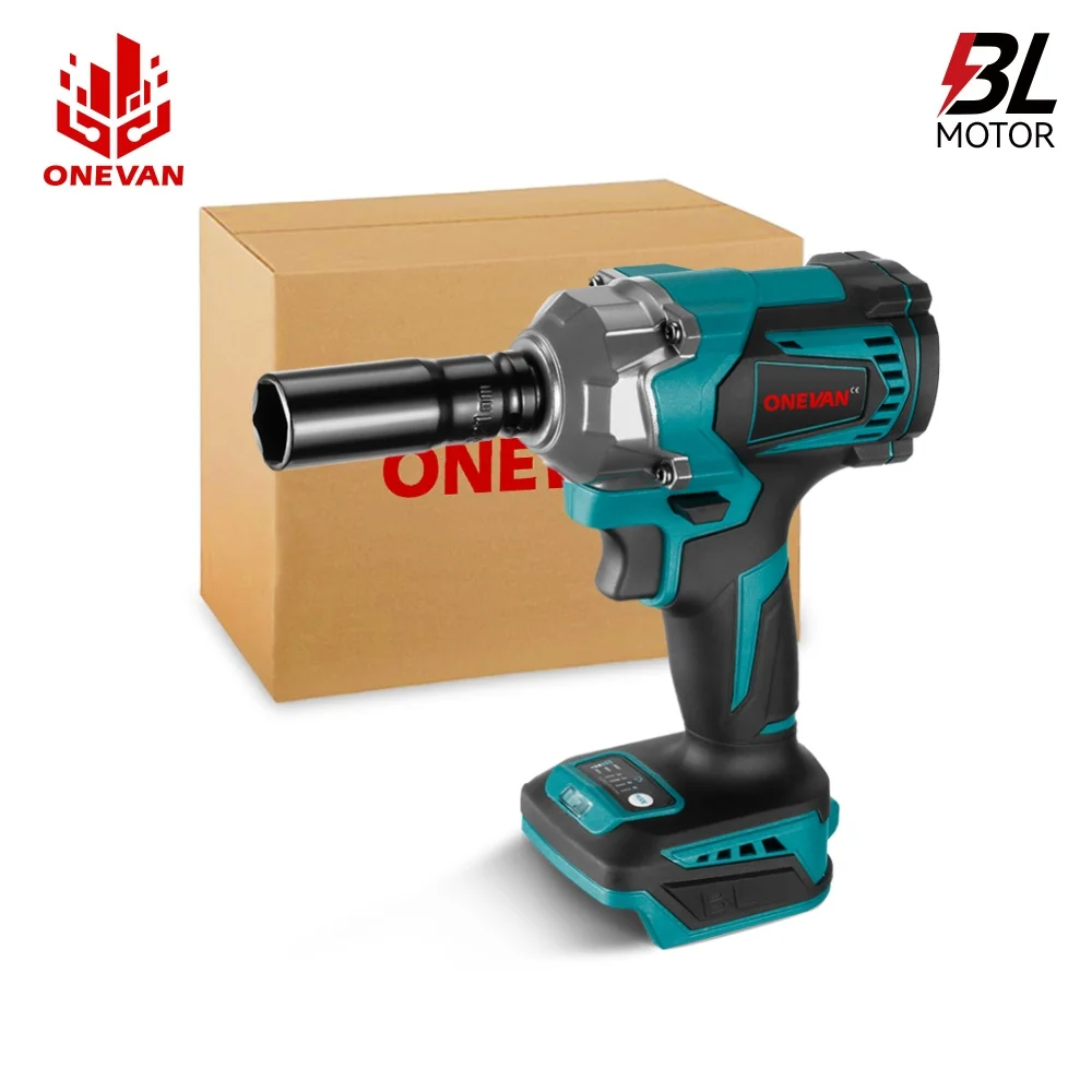 ONEVAN-1200N-M-Torque-Brushless-Electric-Impact-Wrench-1-2-Inch-Cordless-Screwdriver-Wrench ...
