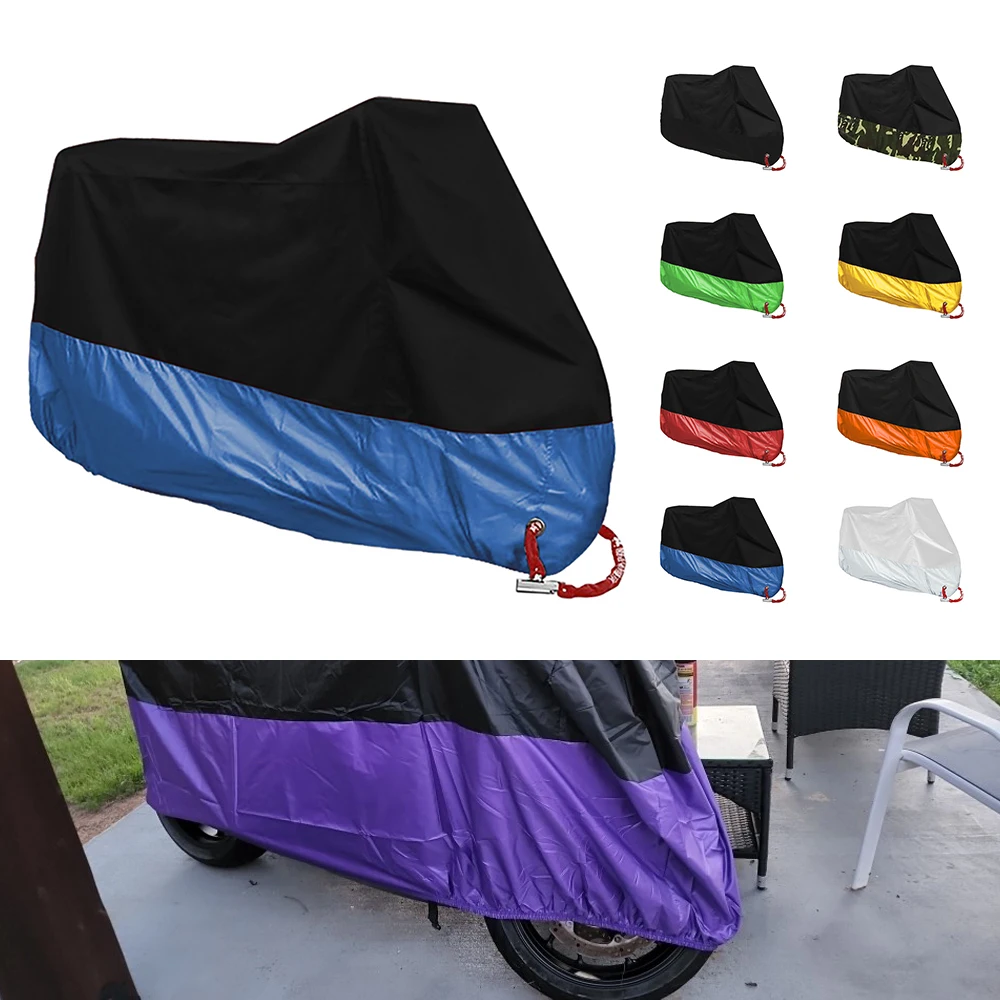 For-BMW-Ducati-Honda-Kawasaki-Suzuki-Yamaha-Motorcycle-Cover-Universal ...
