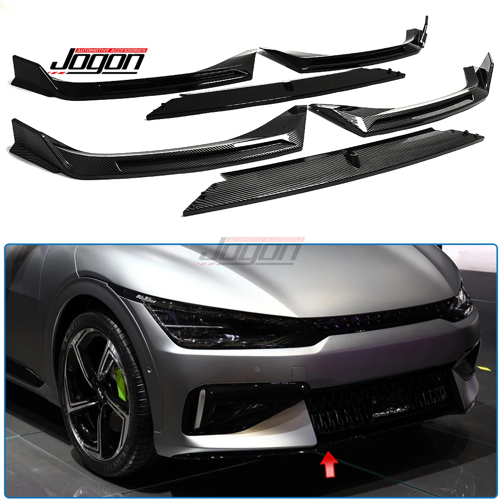3PCS-Exterior-Car-Front-Bumper-Lip-Spoiler-High-Quality-Body-Kit-Guard ...