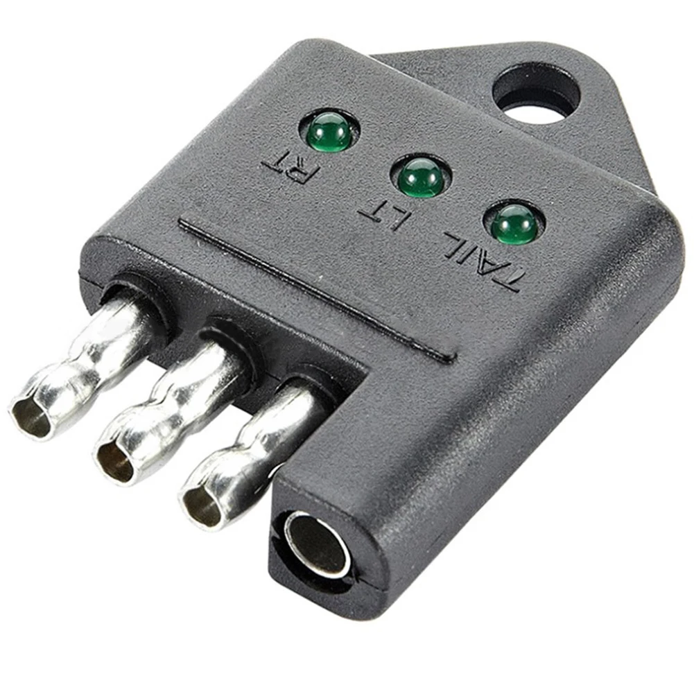 4-Way-Flat-Trailer-Wiring-Tester-Light-Brake-Tail-Turn-Signal-Trouble ...