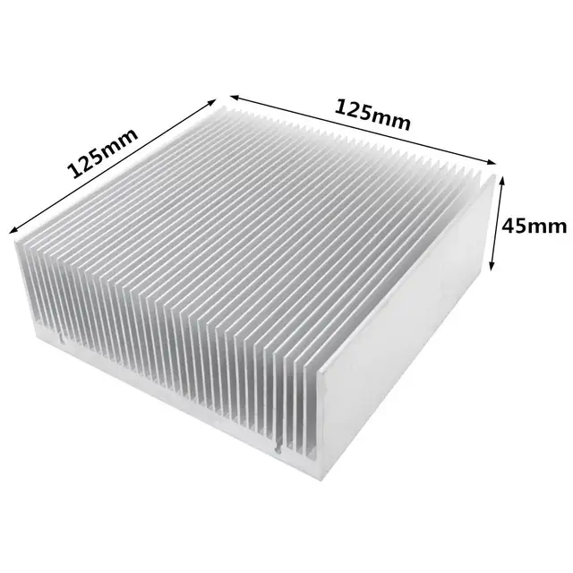 Large Aluminum Heatsink Radiator Heat Sink Cooler for LED Electronic ...