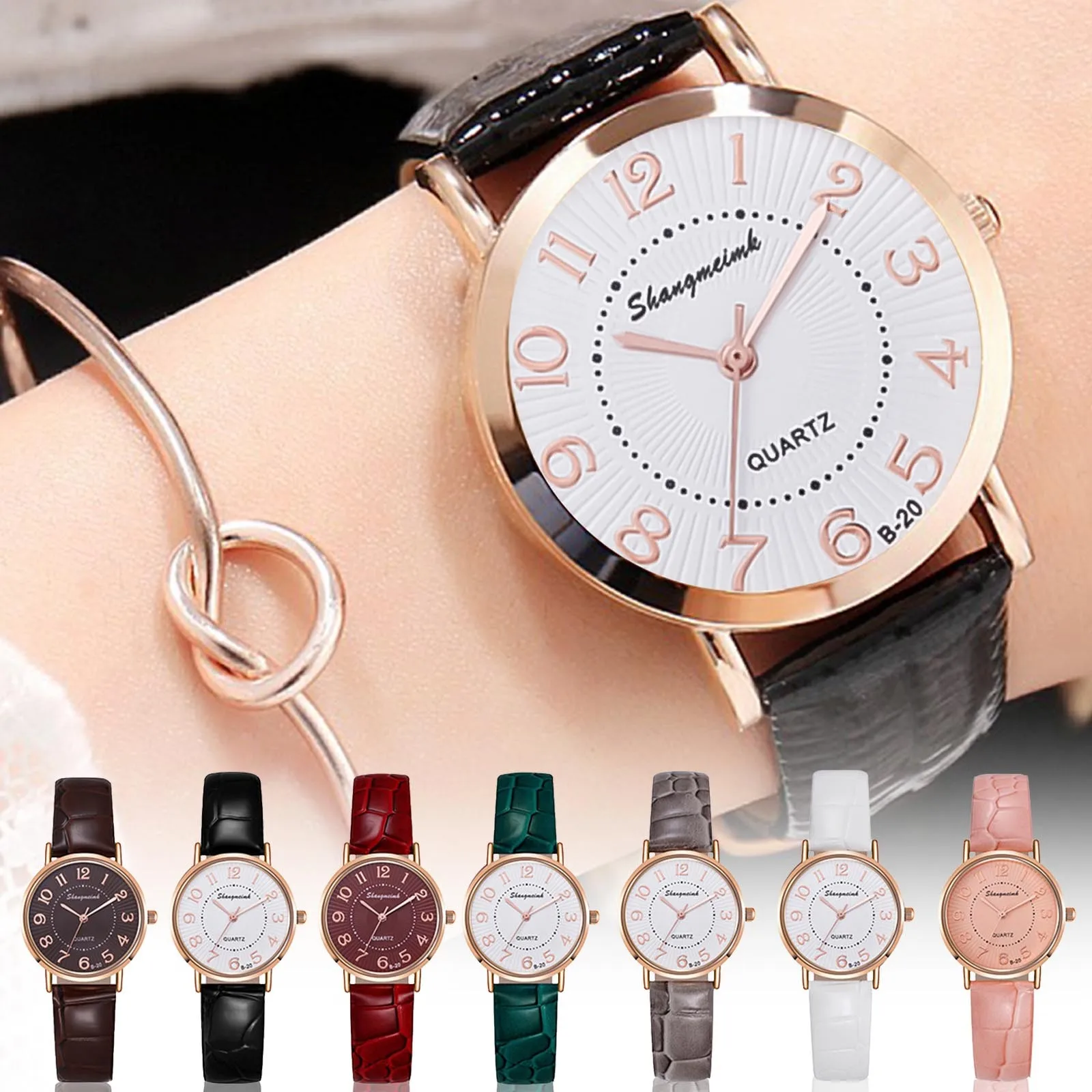 2022-New-Watch-Women-Fashion-Casual-Leather-Belt-Watches-Simple-Ladies ...