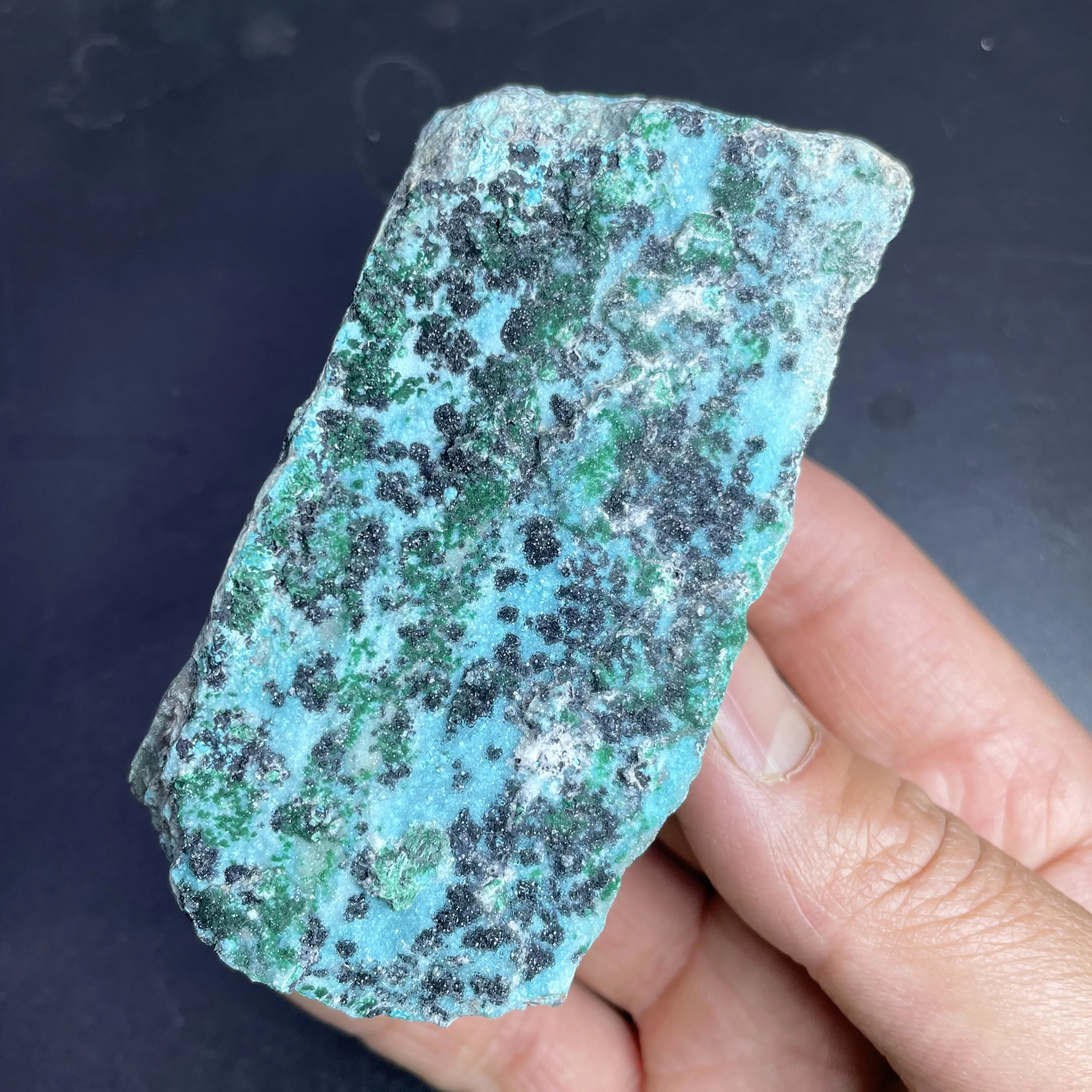 Natural-Congo-Chrysocolla-Specimen-Shiny-Sugar-Mineral-Rock-Crystals ...