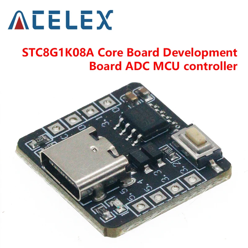 STC8G1K08A-core-board-development-board-Self-contained-ADC-microcontroller-controller-51 ...