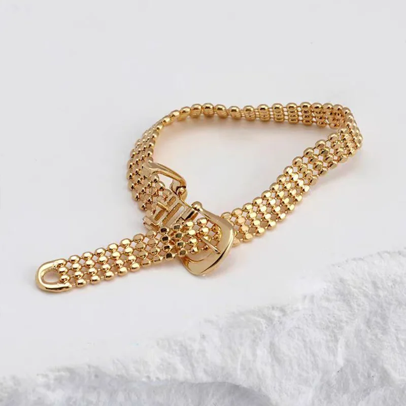 Real-18K-Gold-Belt-Ring-Pure-AU750-Lace-Mesh-Design-Adjustable-Ring ...
