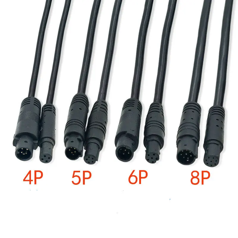 Car Rear View Camera Cable For Bmw Line 4 Pin 5p 6p 8 Hole Male And ...