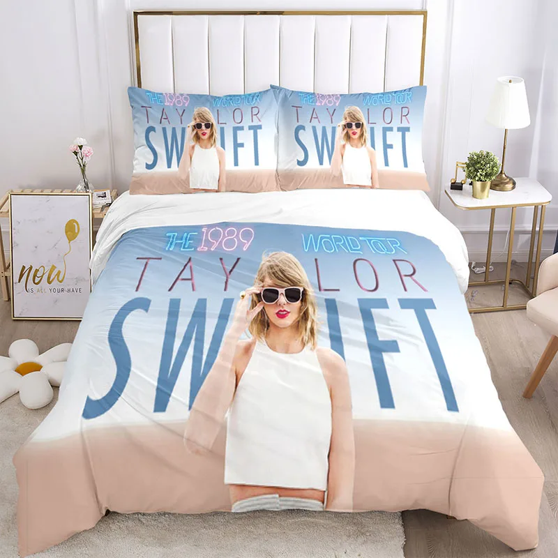 DIY-printed-famous-singer-Taylor-Swifts-bedding-set-soft-duvet-set ...