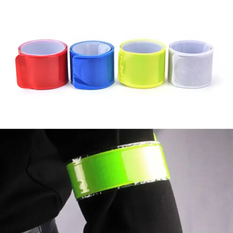Safety Warning Armband Reflective Tape Strap for Sports Nignt Running ...