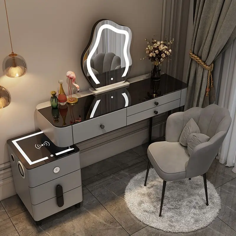 Dressing-Table-with-Smart-Wireless-Charging-Nordic-Luxury-Bedroom ...