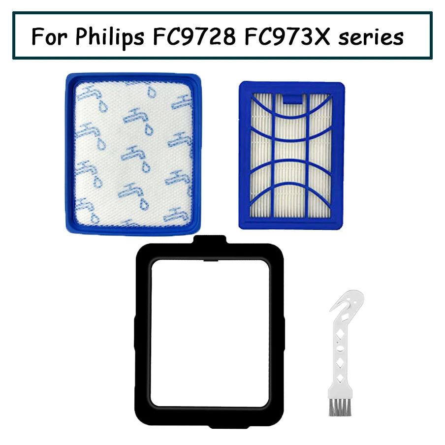 Philips HEPA Pre & Post Filter Kit CP0617 CP0616 FC8003 Replacement for ...