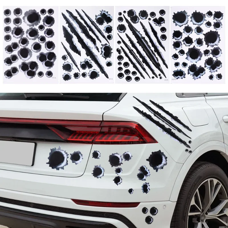 3D-Hole-Car-Stickers-Cars-Motorcycle-Body-Simulation-Scratches-Hole ...