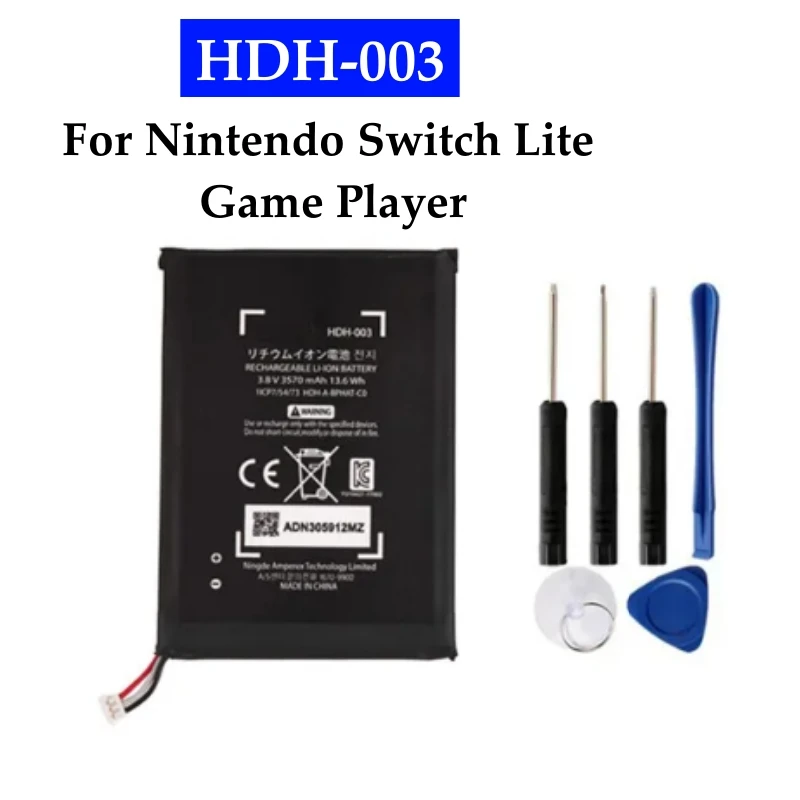 3570mAh Battery HDH-003 For Nintendo Switch Lite Game Player polymer Li ...