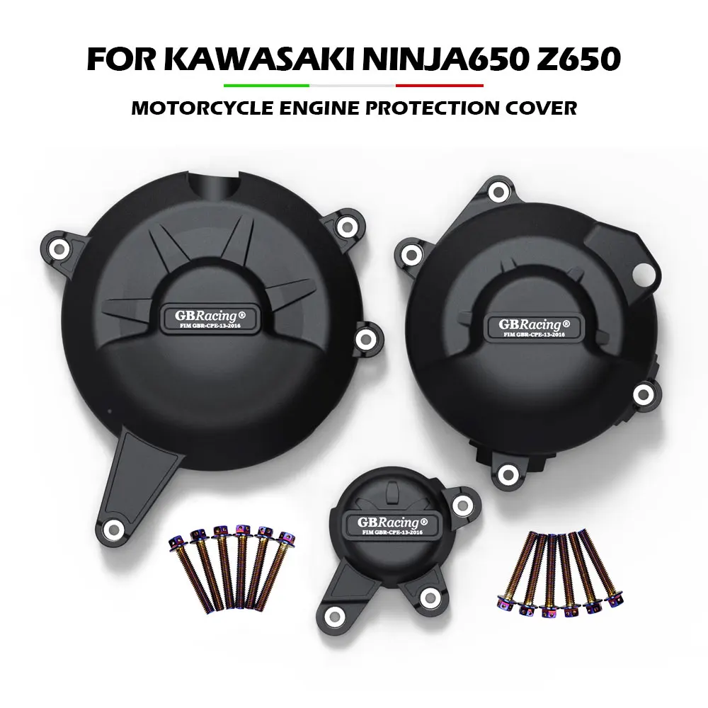 NINJA-650-Z-Motorcycles-Engine-Covers-Protector-For-Kawasaki-Ninja650 ...