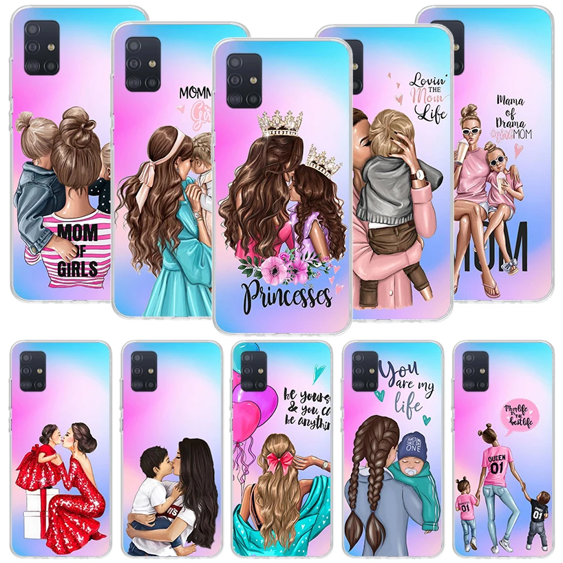 Woman-Fashion-Girl-Super-Mom-Baby-Phone-Case-For-Samsung-Galaxy-A51-A71 ...