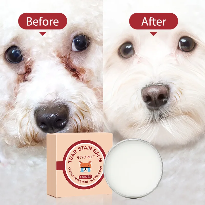 Natural Tear Stain Remover Balm for Dogs Cats Gentle Eye Care Soothing ...