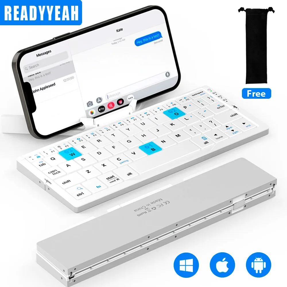 Portable-Wireless-Folding-Keyboard-For-IPad-And-IPhone-Mac-with-Phone ...