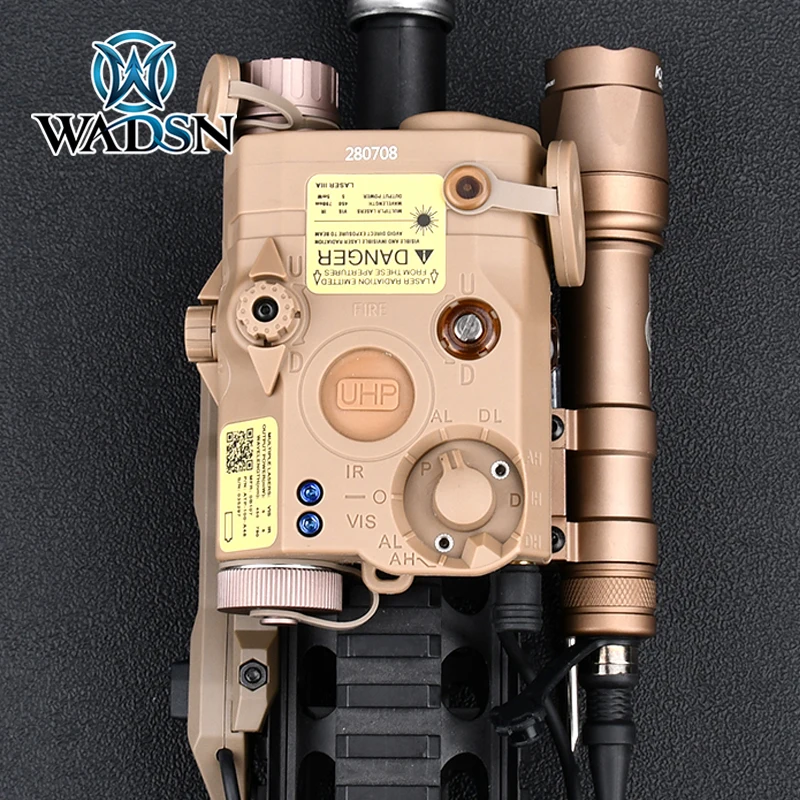 WADSN PEQ15 UHP Laser M600 M600C Flashlight Set Red Green Sight Ray ...