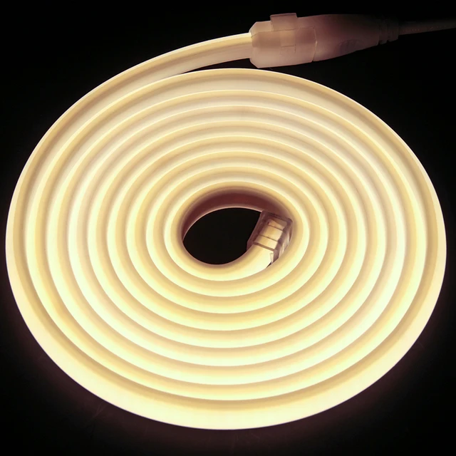 50m 30m 10m COB Strip Light 220V 288LEDs/m High Bright Flexible Tape ...
