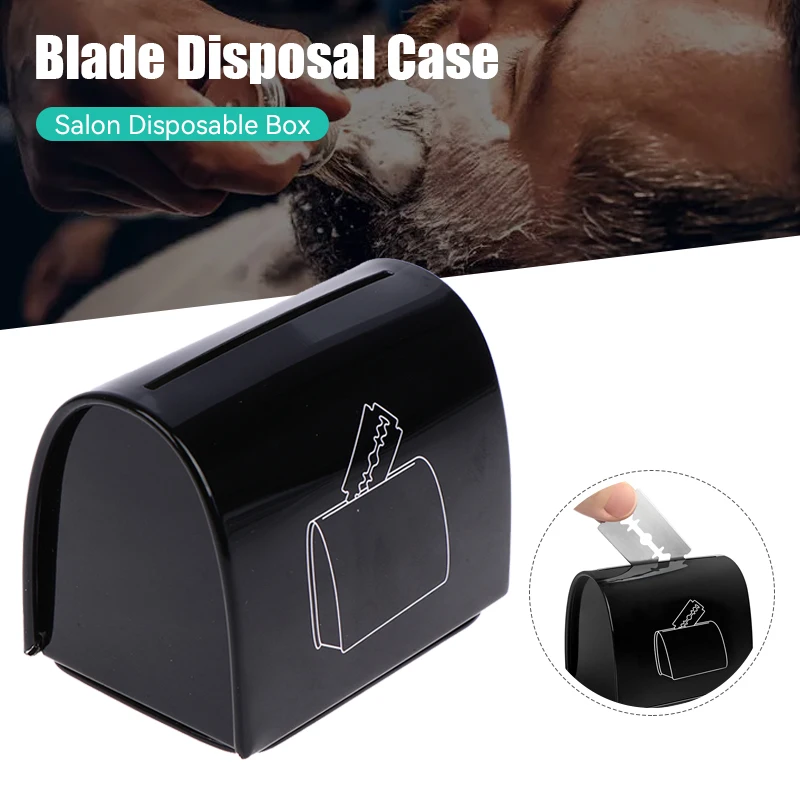 1pcs Blades Dispenser Razor Disposal Storage Case Barbershop Salon ...