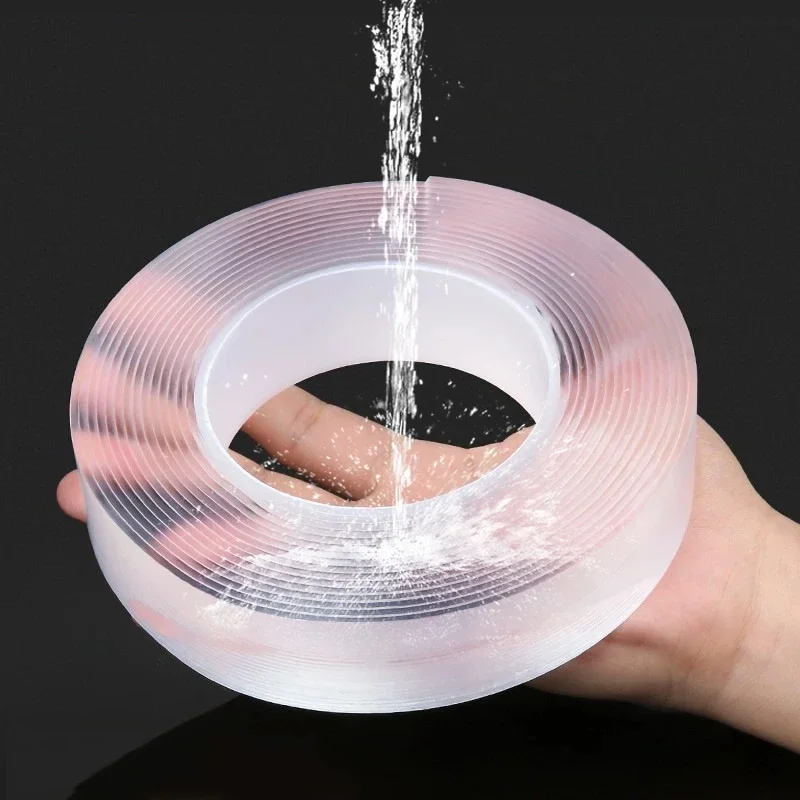 Nano-cinta-adhesiva-de-doble-cara-para-cocina-y-ba-o-cinta-transparente ...