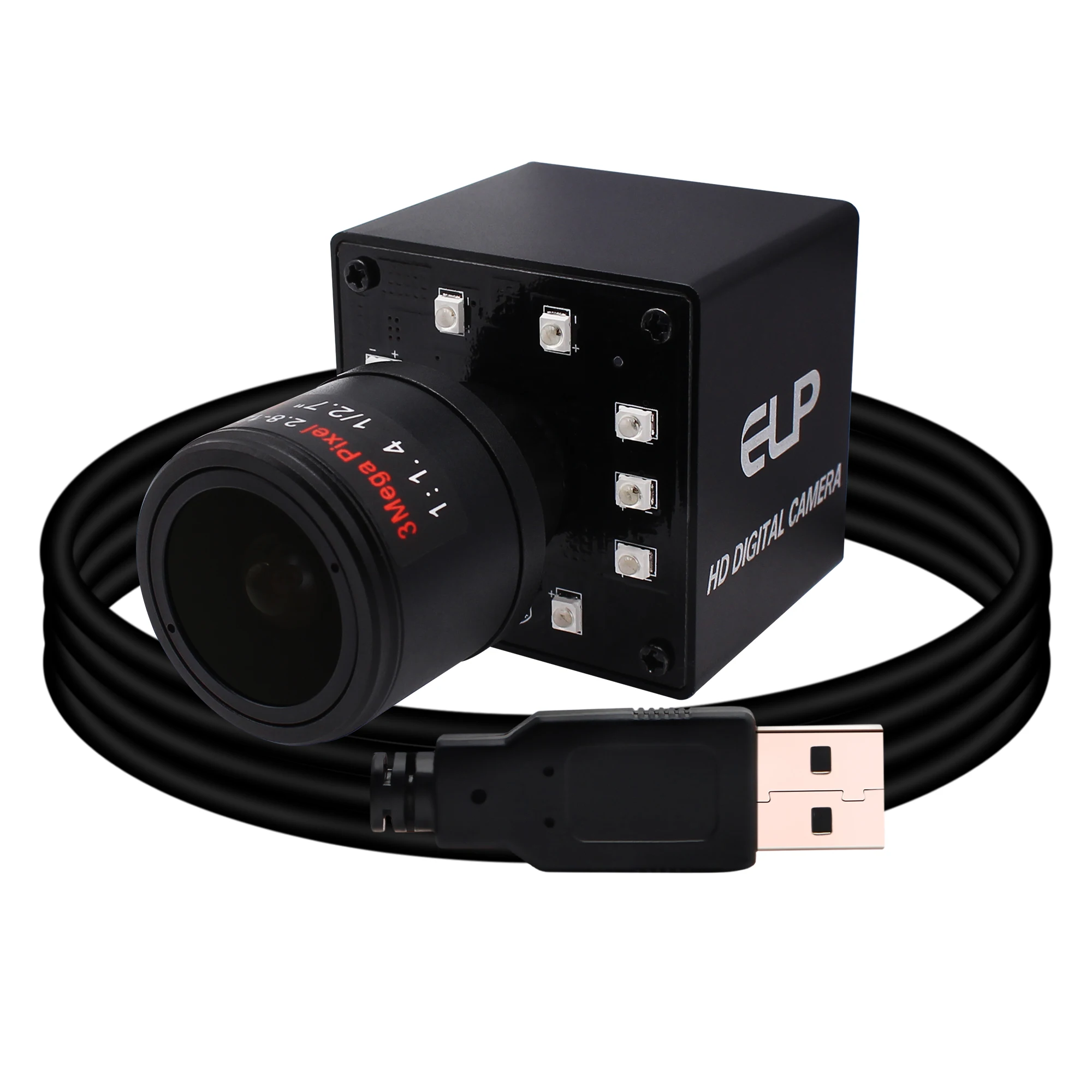 Mini-C-mera-USB-ELP-com-Lente-Varifocal-Obturador-Global-90fps-Full-HD ...