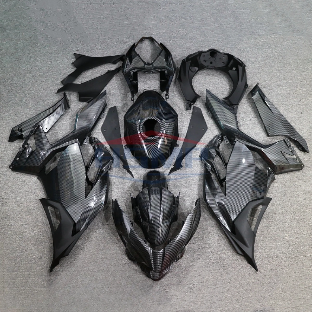 Motocicleta-ABS-pl-stico-fibra-de-carbono-Shell-corpo-Kit-carenagem ...